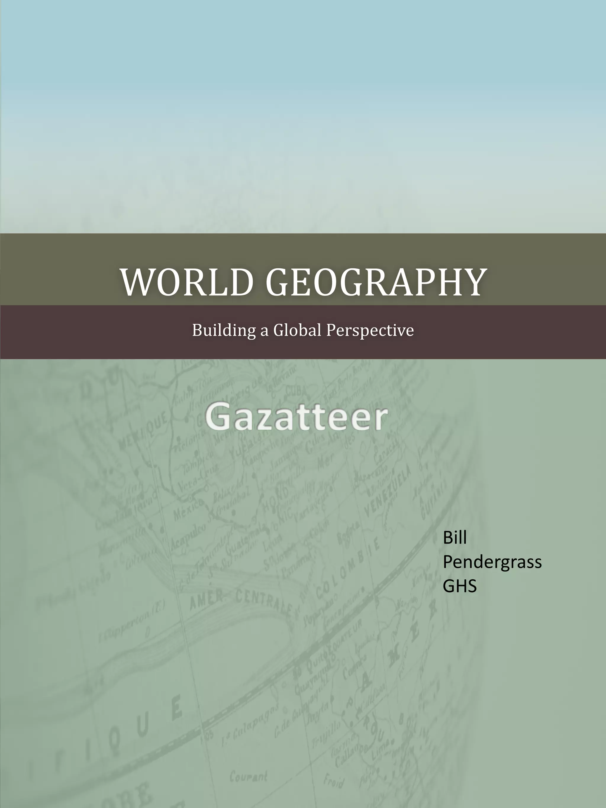 Gazetteer world geography | PDF
