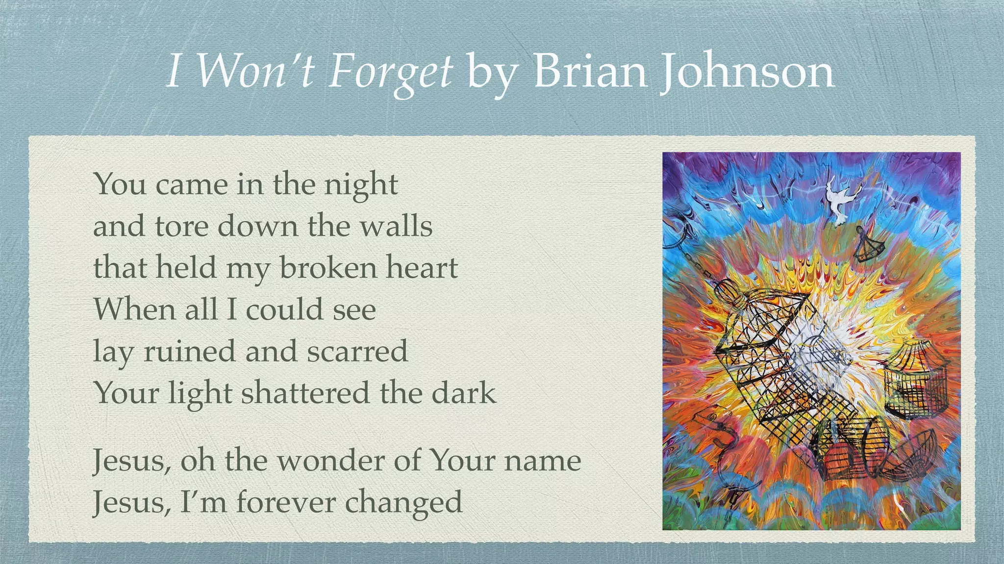 Gaze Upon Jesus - Brent Lokker | PPT