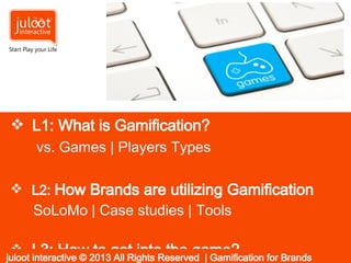Gamification for brands B2B challenge unlocked | PPT