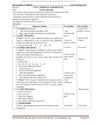 Giao an tieng_anh_11_bai_1_8_6257 | PDF