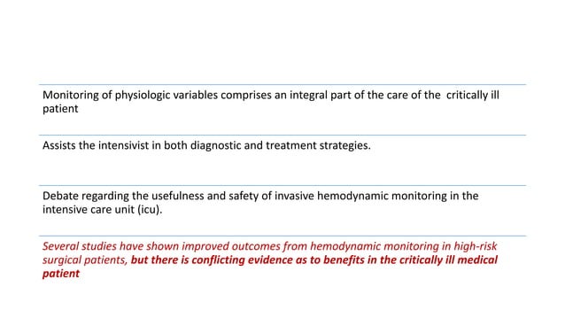 hemodynamic monitoring | PPT