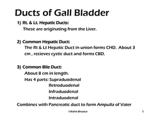 CHOLECYSTITIS & CHOLECYSTECTOMY - Dr Rohit Bhaskar | PDF