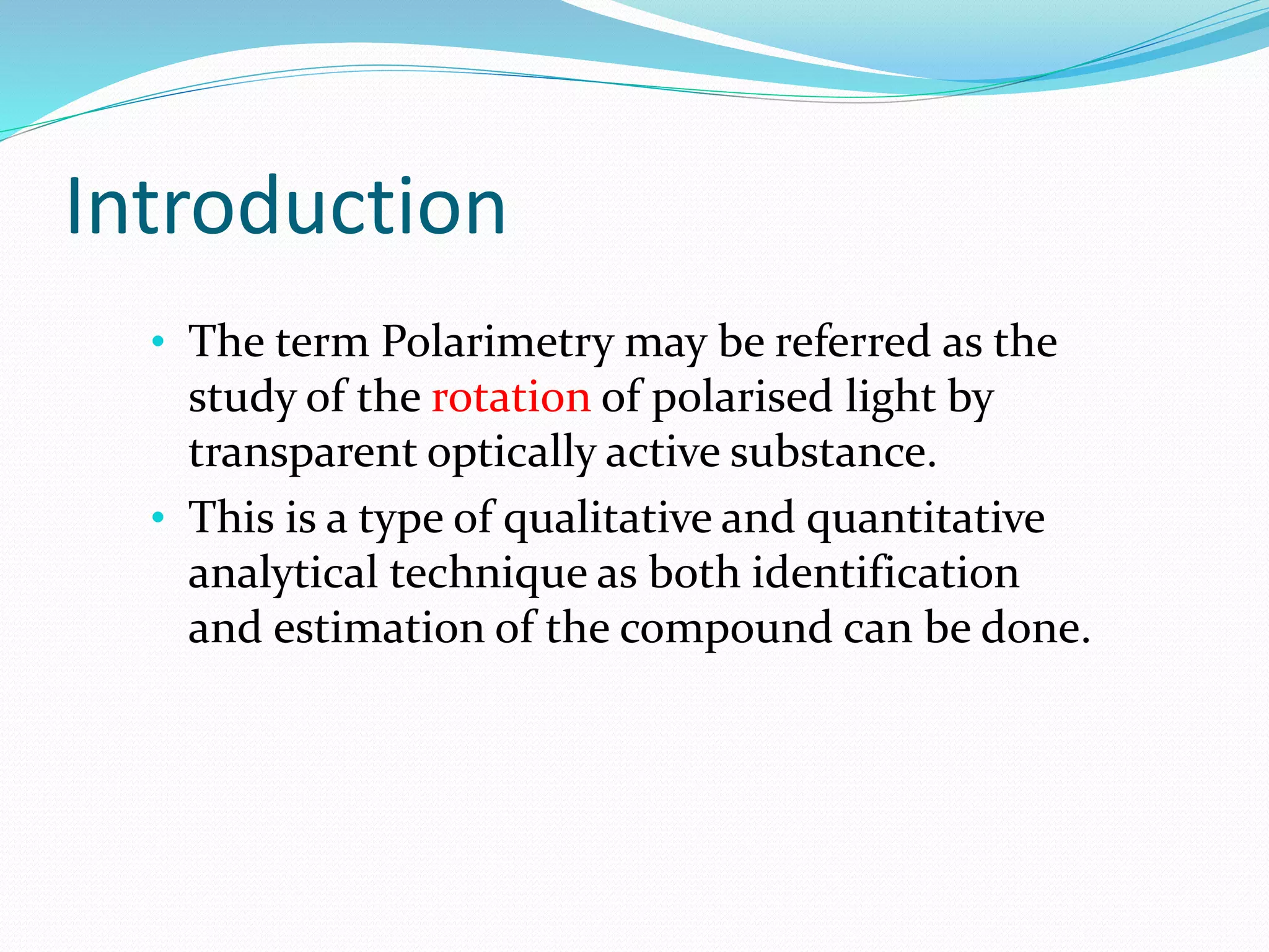 Polarimetry | PPTX