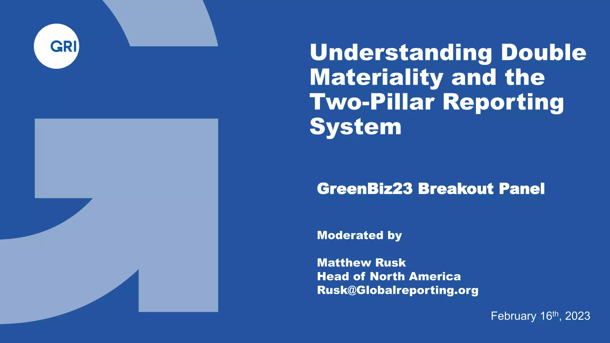 Understanding Double Materiality and the Two-Pillar Reporting System ...