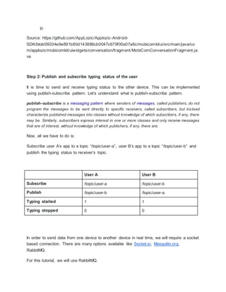 How to build typing indicator in a Chat app | DOCX