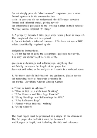 GB518 Financial Accounting Principles and Analysis Unit 3 | DOCX