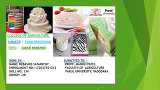 Cake making by DEBASHIS | PPTX