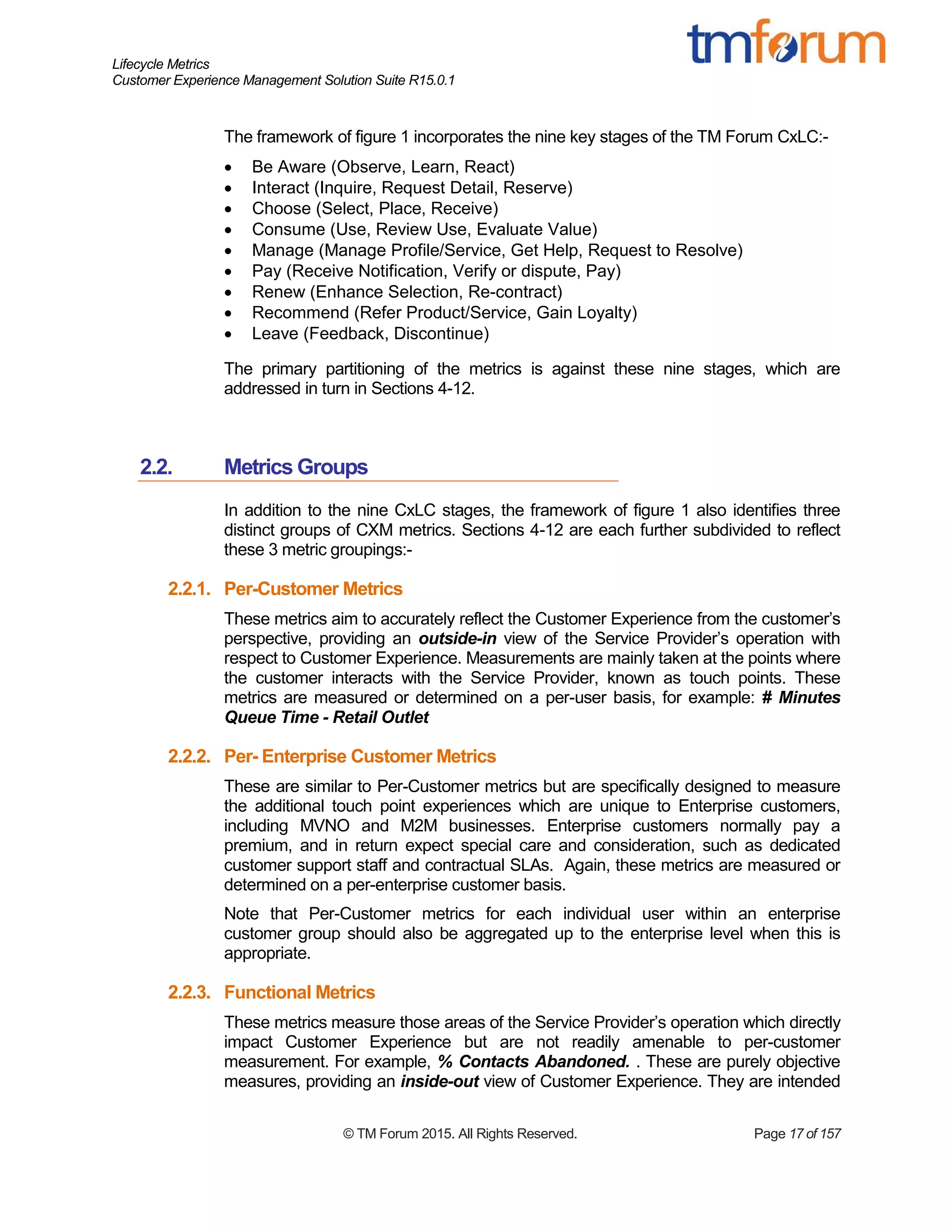 Gb962 a lifecycle_metrics_r15.0.1 | PDF