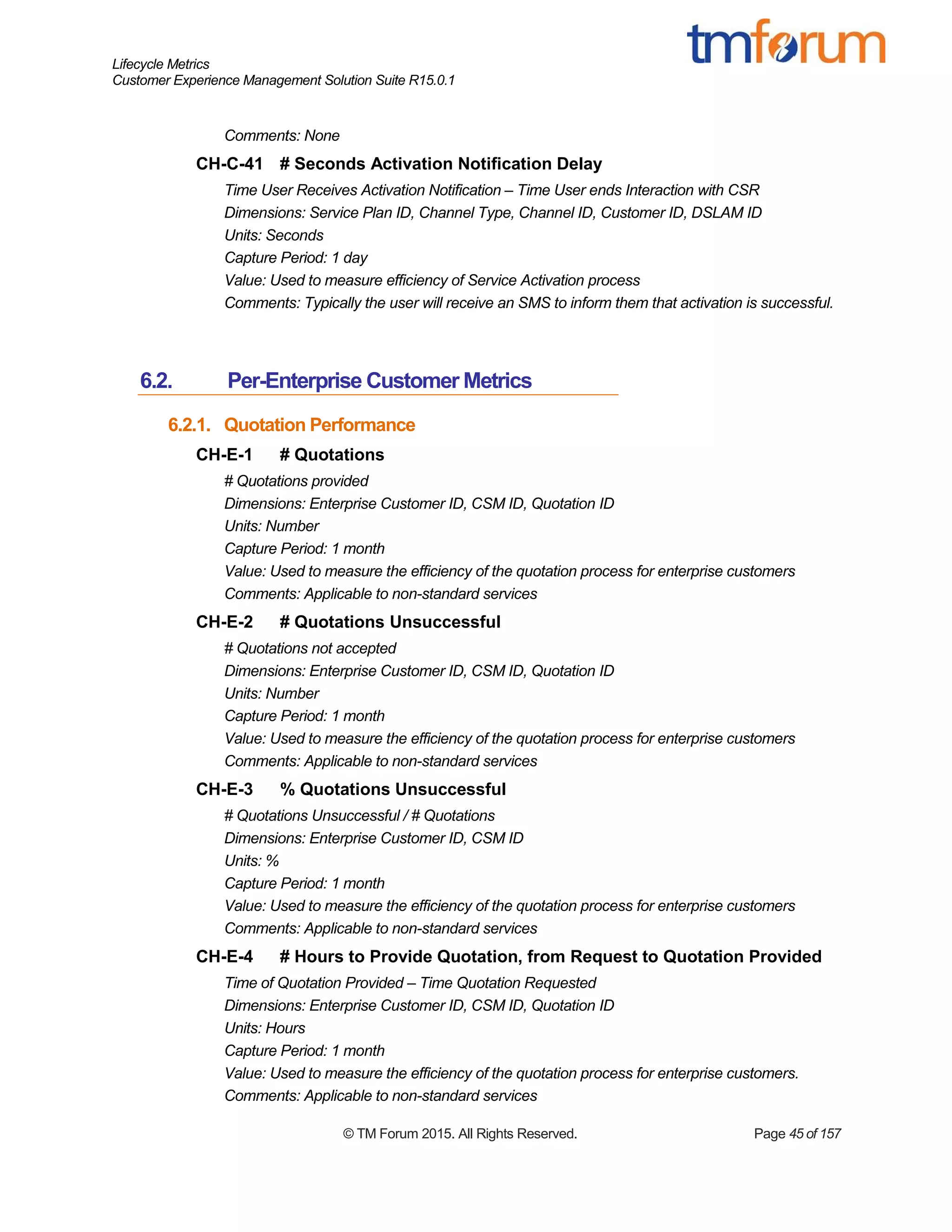 Gb962 a lifecycle_metrics_r15.0.1 | PDF