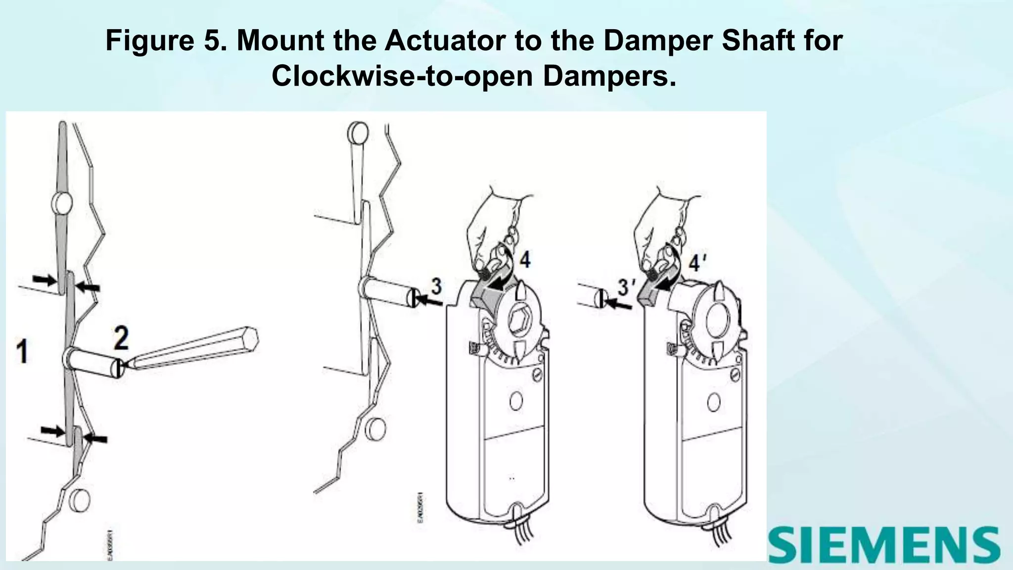 Siemens GBB/GIB Rotary Actuator Installation Instructions | PPTX