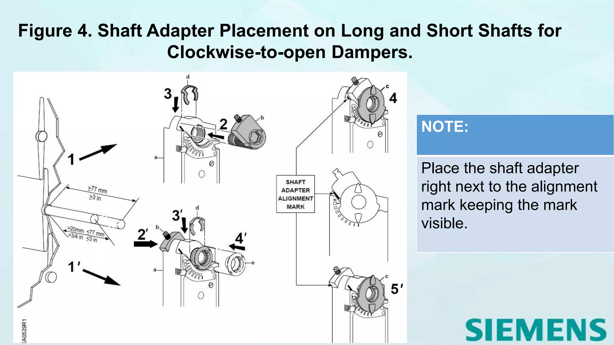 Siemens GBB/GIB Rotary Actuator Installation Instructions | PPTX