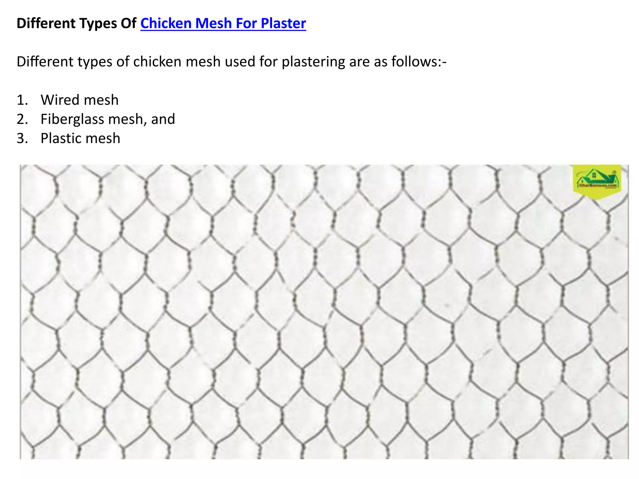 What Is Chicken Mesh? | PPTX