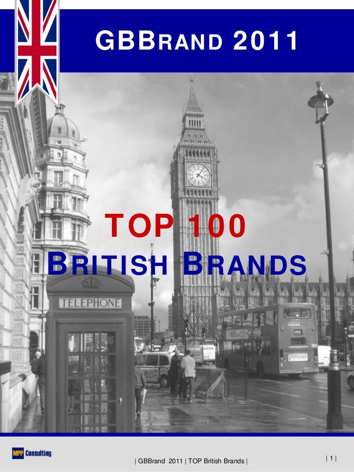 GBBrand 2011 - TOP 100 British Brands