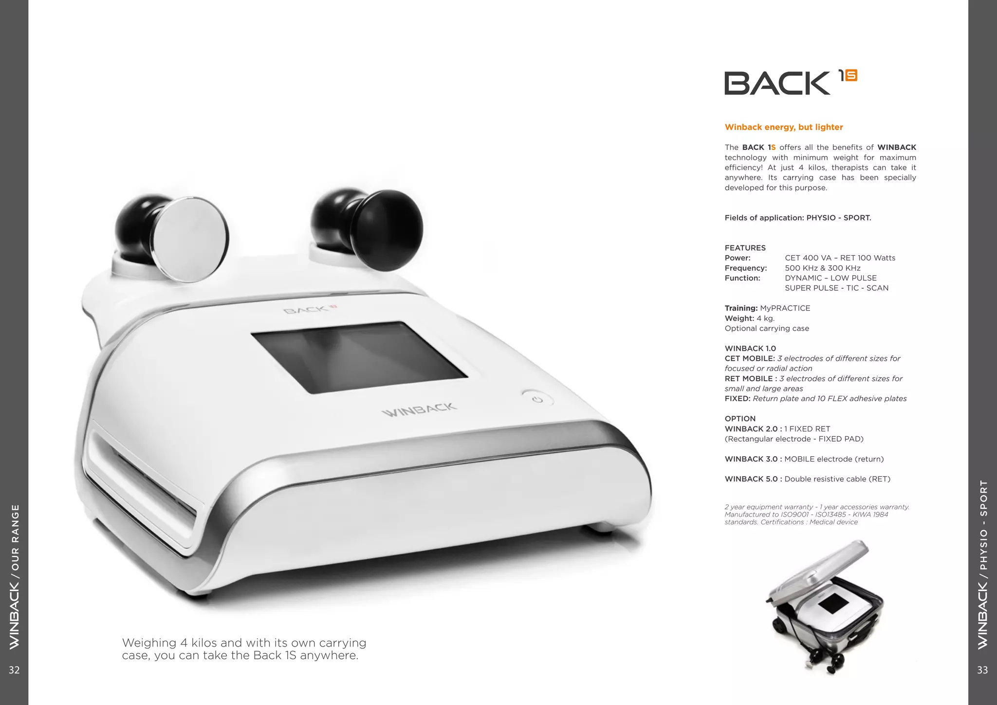 Winback Tecartherapy Brochure | PDF