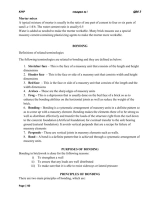 General Building Construction-Foundation walls topic 3. | PDF