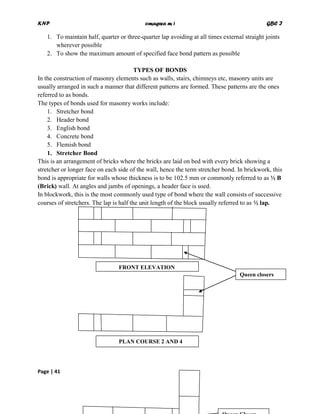 General Building Construction-Foundation walls topic 3. | PDF