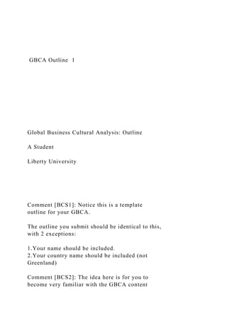 GBCA Outline 1 Global Business Cultural.docx