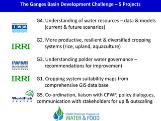 GBDC increasing the resilience of agricultural & aquaculture systems in the coastal zone of the ...
