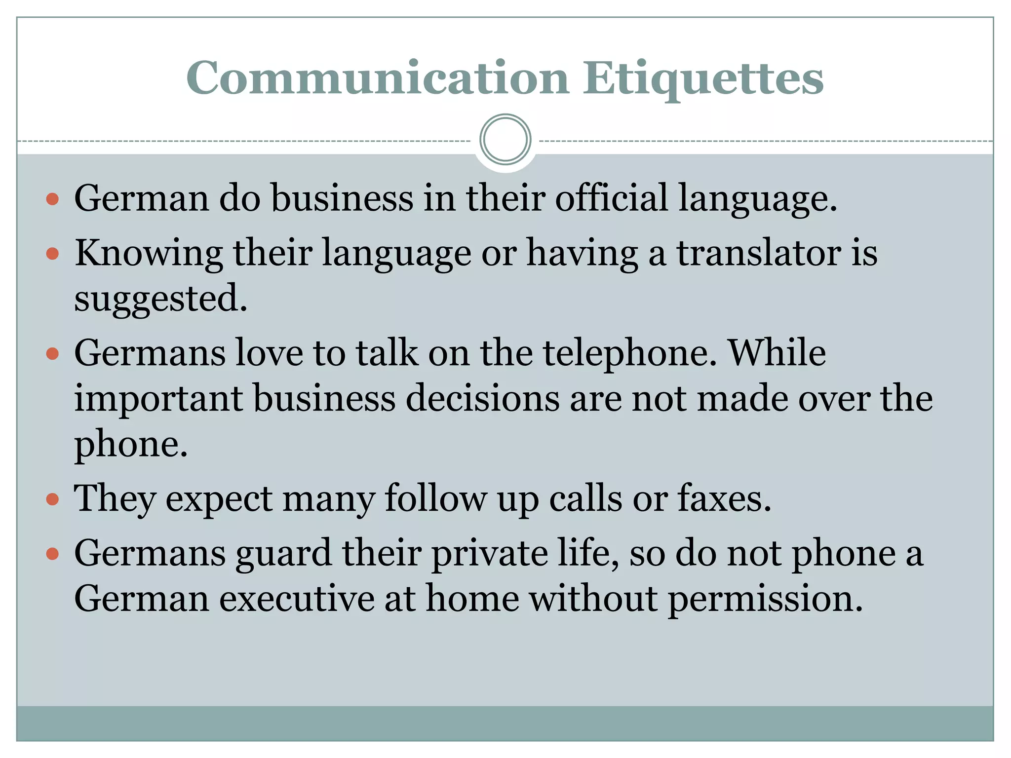 Germany Business Ethics | PPT