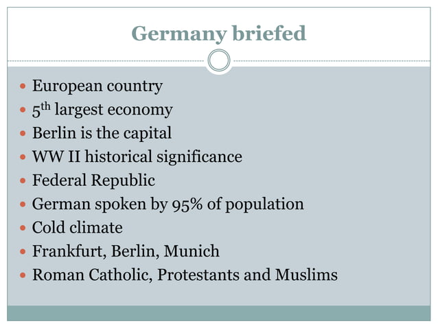 Germany Business Ethics | PPT