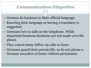 Germany Business Ethics | PPTX