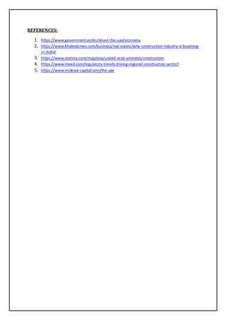 Business proposal for Construction industry of UAE | DOCX