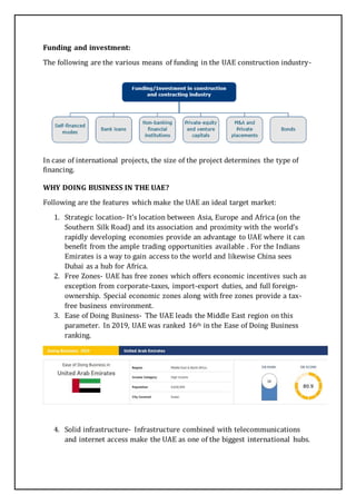 Business proposal for Construction industry of UAE | DOCX