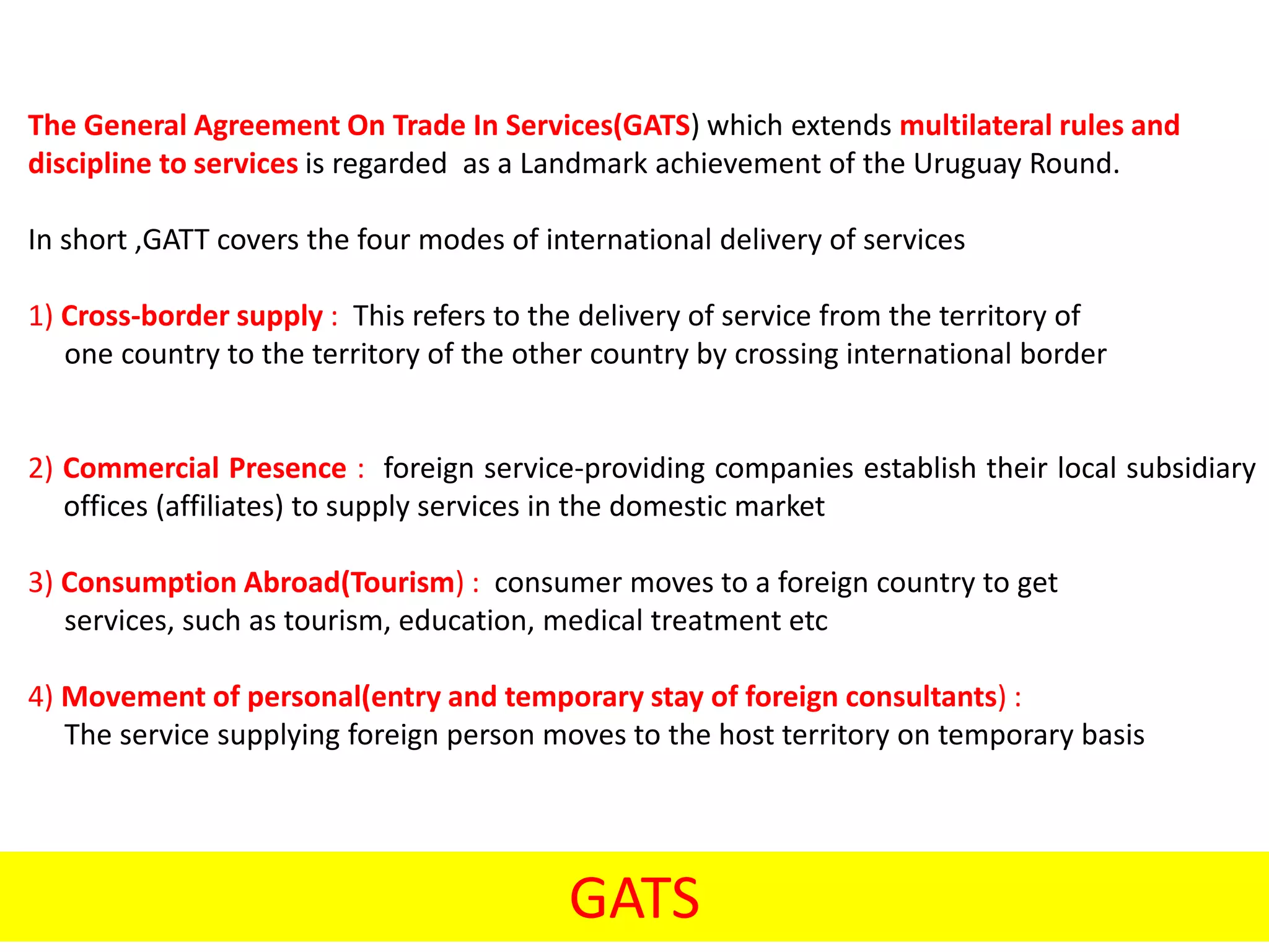 World Trade Organization- Brief Overview | PPTX