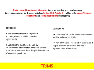 World Trade Organization- Brief Overview | PPTX