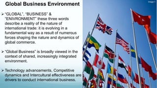 Global Business Environment | PPTX