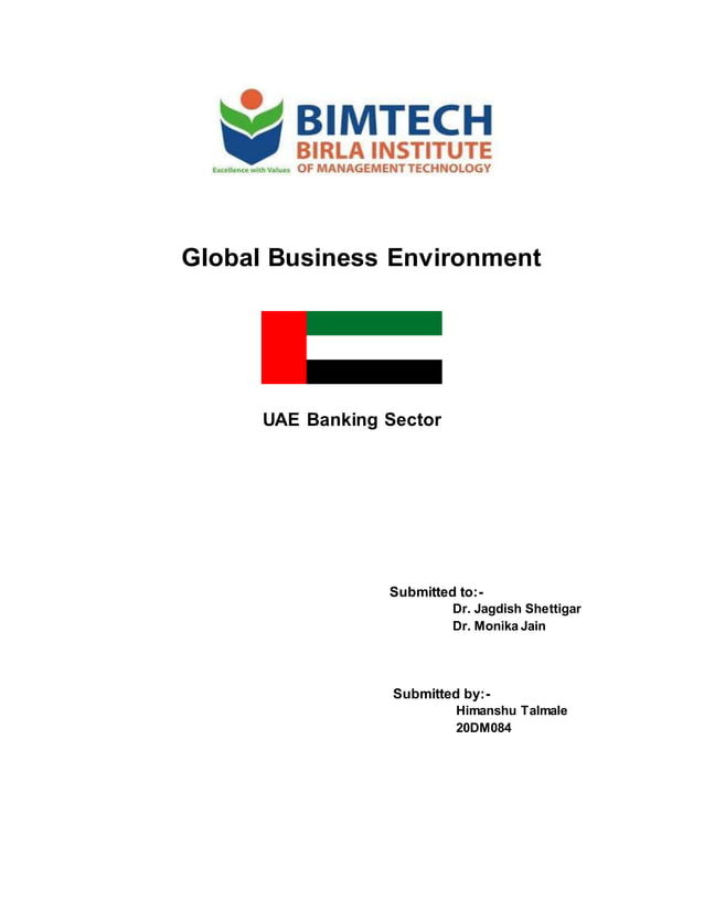 Dubai Banking Sector | DOCX