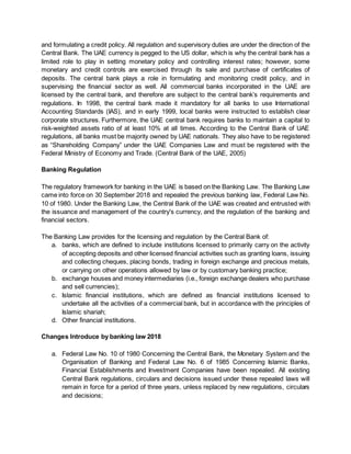 Dubai Banking Sector | DOCX