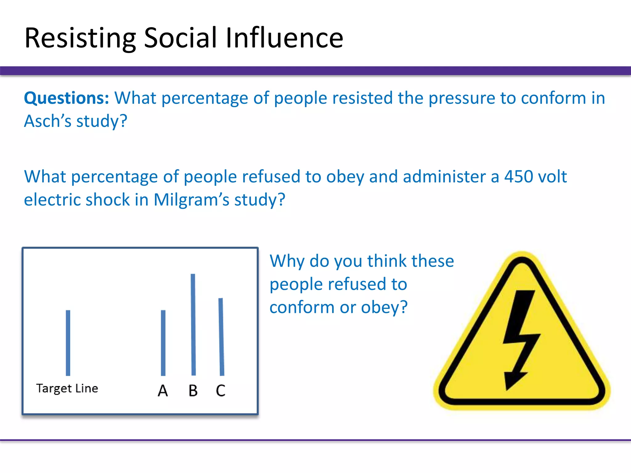 08 resisting social influence (part 1) loc | PPTX