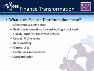 Finance Transformation | PPTX