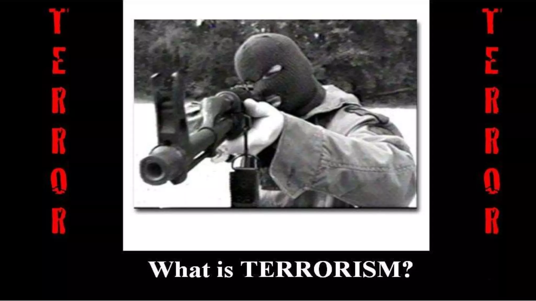 Globalisation and terrorism | PPTX