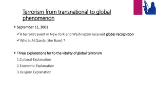 Globalisation and terrorism | PPTX