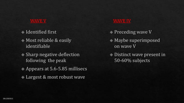 BRAINSTEM EVOKED RESPONSE AUDIOMETRY (BERA), AUDIOTORY BRAINSTEM ...