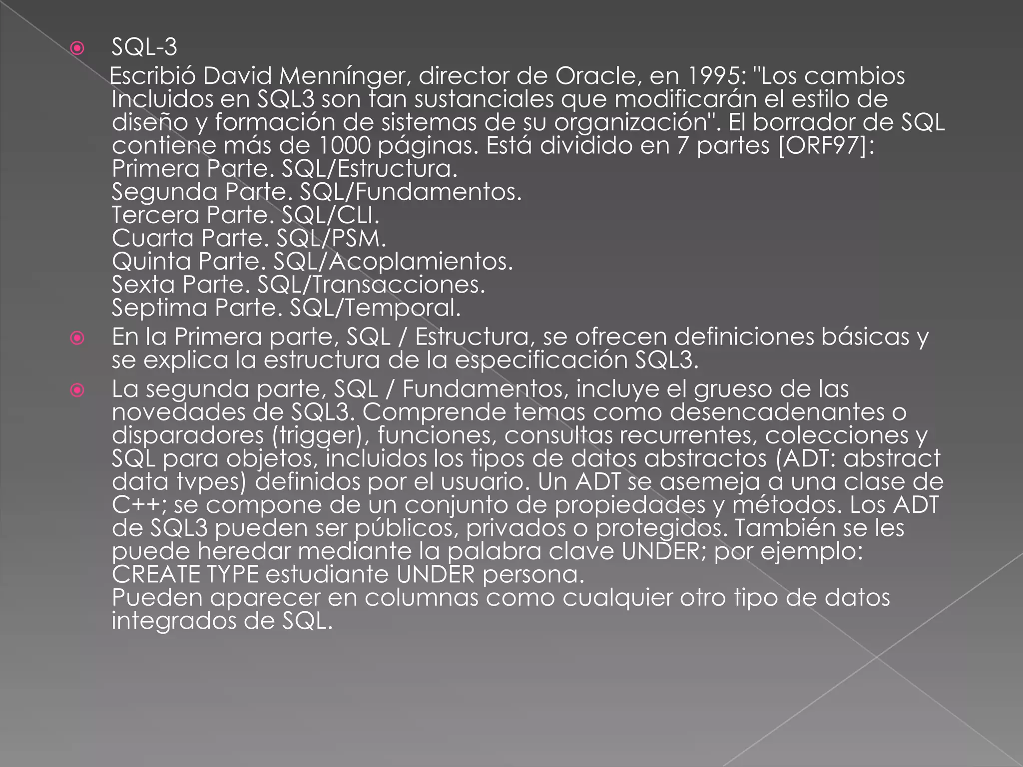 introduccion a sql | PPT