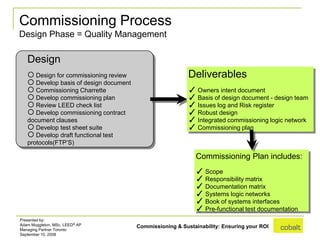 Gbf08 muggleton commissioning | PPT