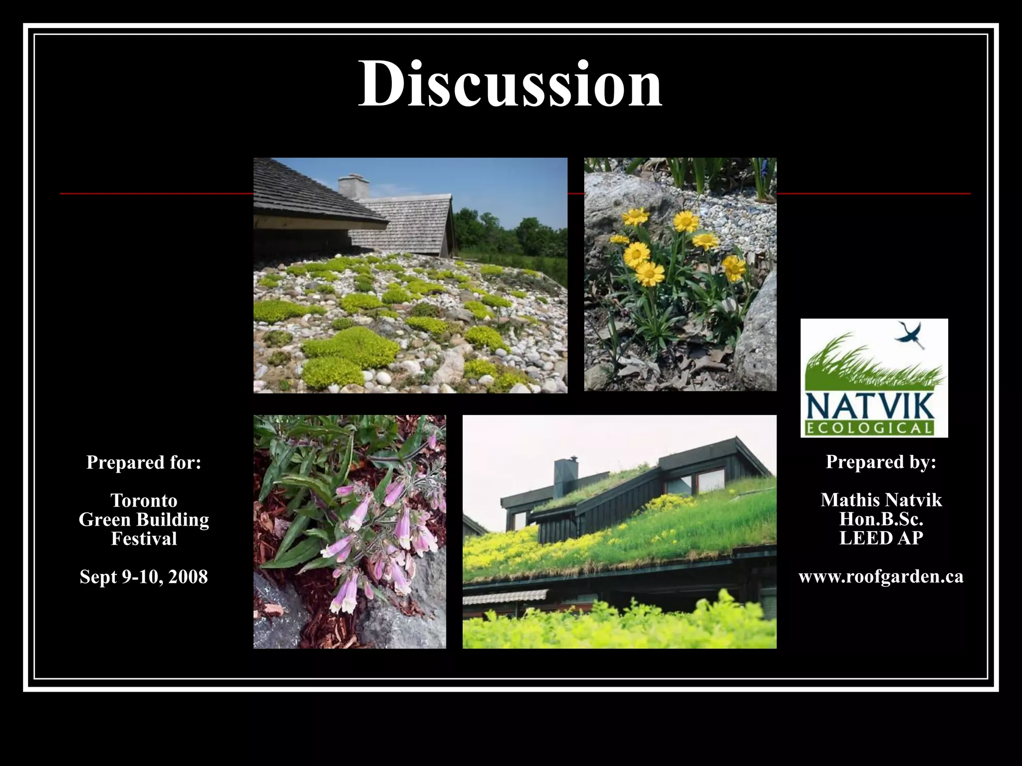 Gbf08 natvik green roofs | PPT