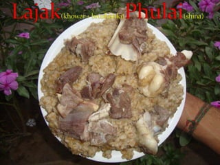 Gilgit Baltistan Cultural Food | PPT