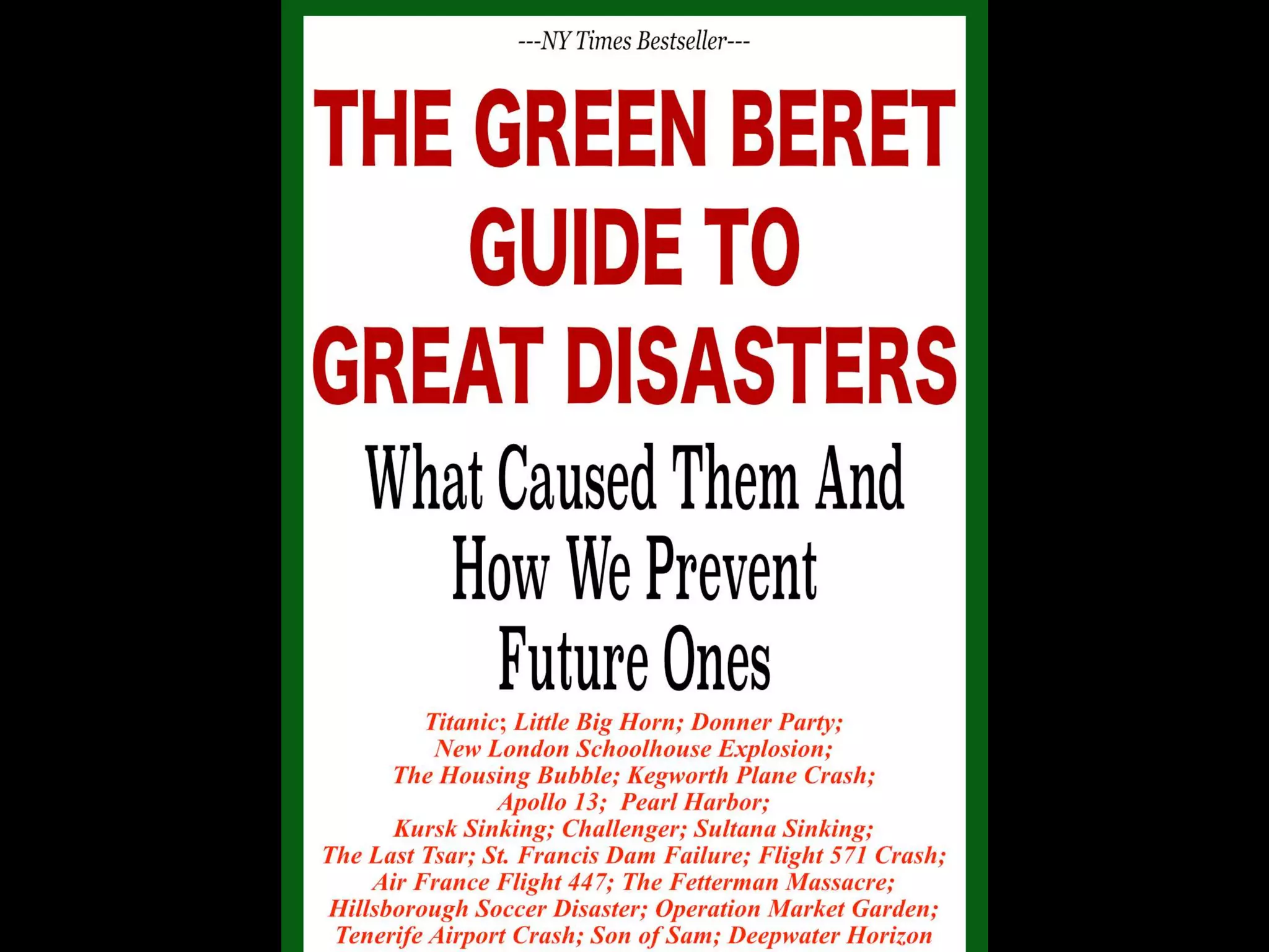 21 Great Disasters in History. What Caused Them? What Can We Learn? | PPTX