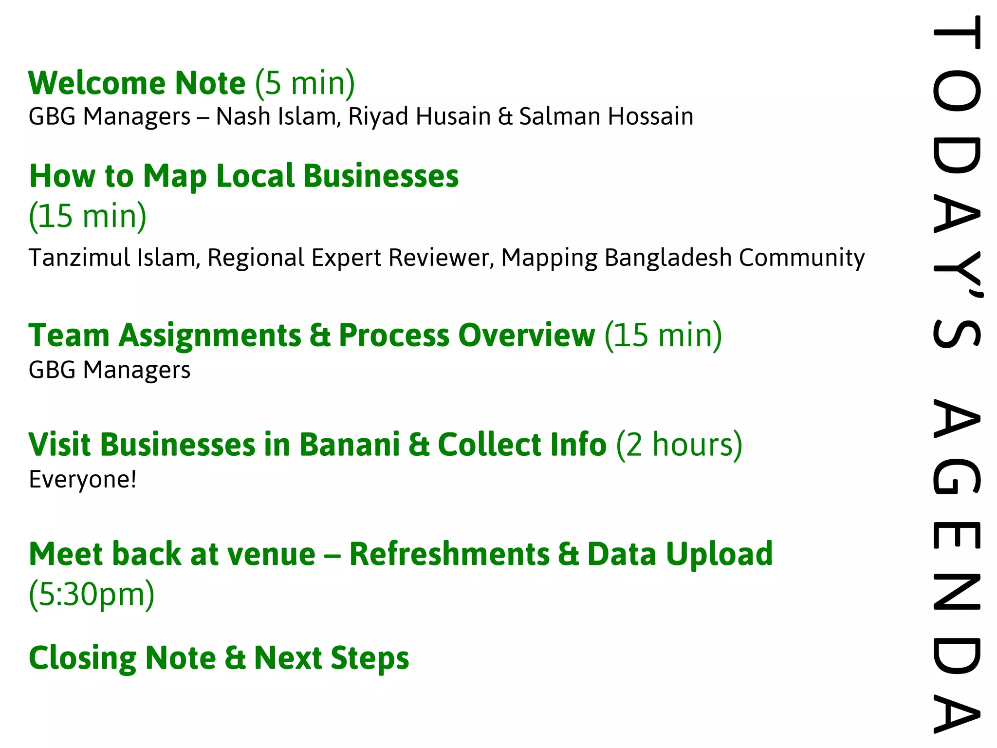 Map Banani - 17th GBG Dhaka Meetup | PPT