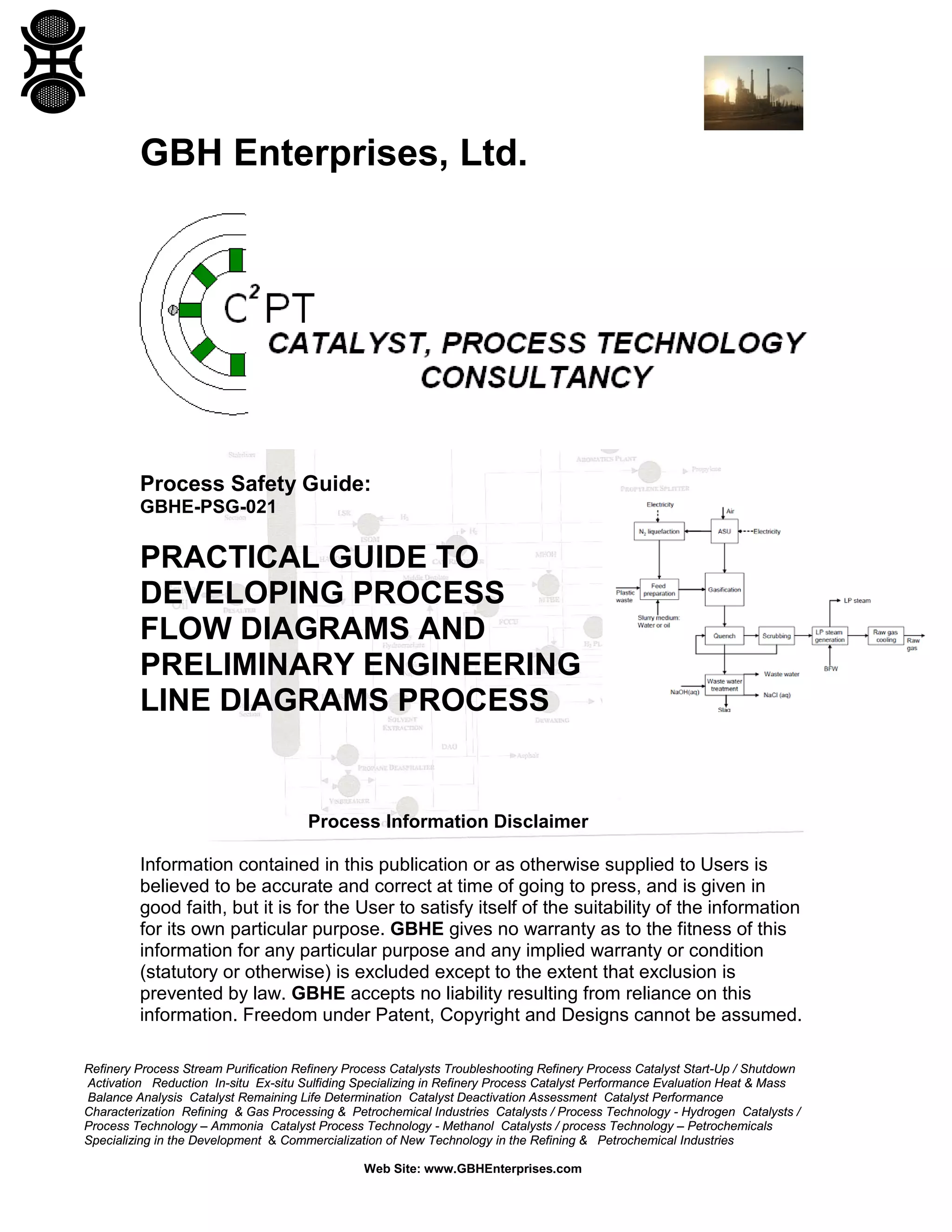 PRACTICAL GUIDE TO DEVELOPING PROCESS FLOW DIAGRAMS AND PRELIMINARY ...