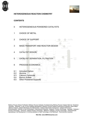 VULCAN Catalytic Reaction Guide - (106) Heterogeneous Reaction ...