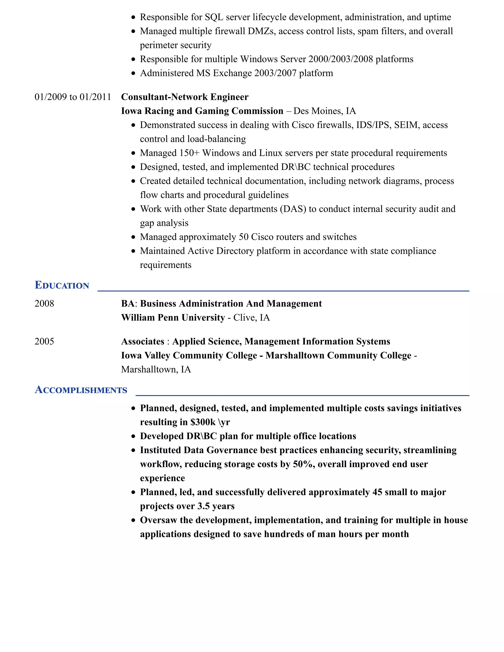 Adam R. Moore Universal Resume | PDF