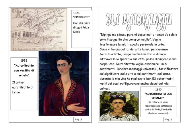 Frida kahlo spiegata ai bambini. Libretto da scaricare su www ...