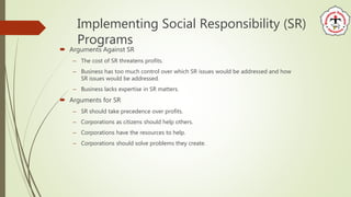 4. areas of social responsibility | PPTX