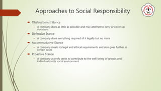 4. areas of social responsibility | PPTX