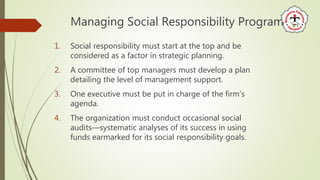 4. areas of social responsibility | PPTX